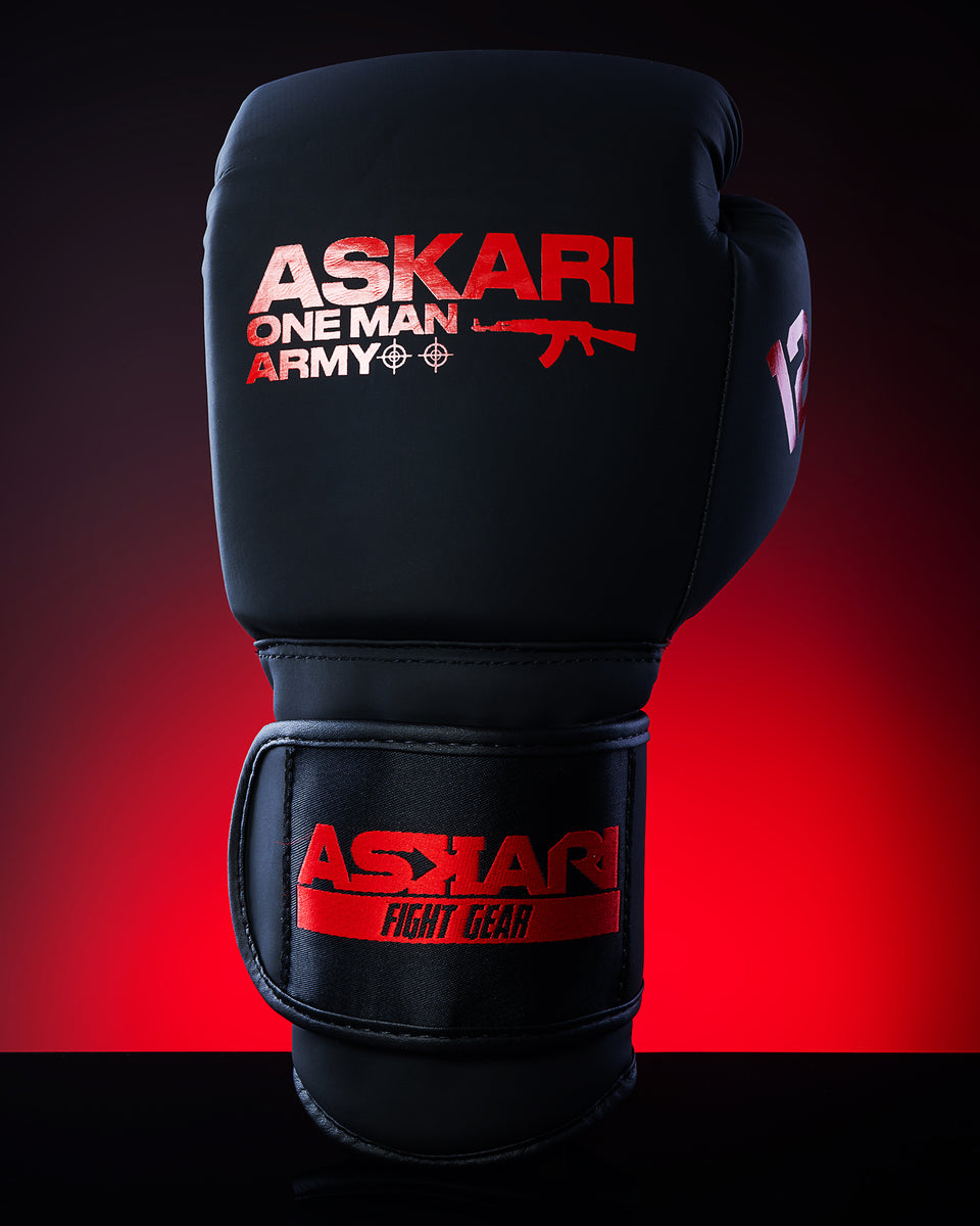 "One Man Army" Boxing Gloves | Askarifighter.com