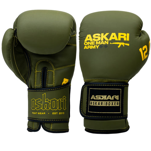 "One Man Army" Boxing Gloves | Askarifighter.com