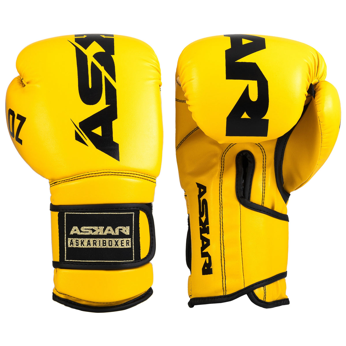 "Yellow Jacket Sting" Boxing Gloves in Yellow | Askarifighter.com